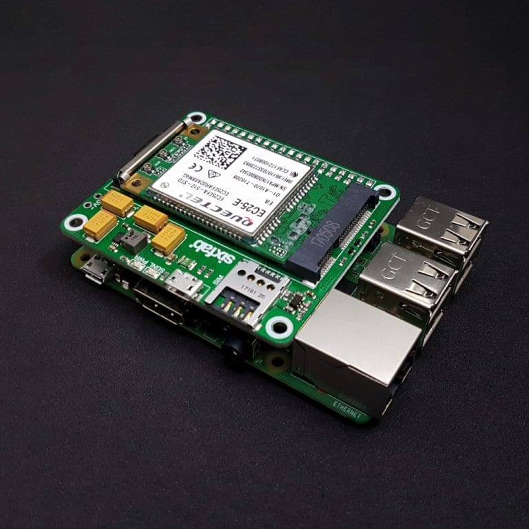 Raspberry Pi 3G-4G/LTE Base Shield V2 – Sixfab