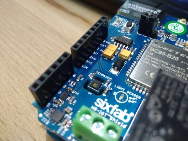 Accessing Built-in Sensors of Sixfab Arduino NB-IoT Shield - Sixfab