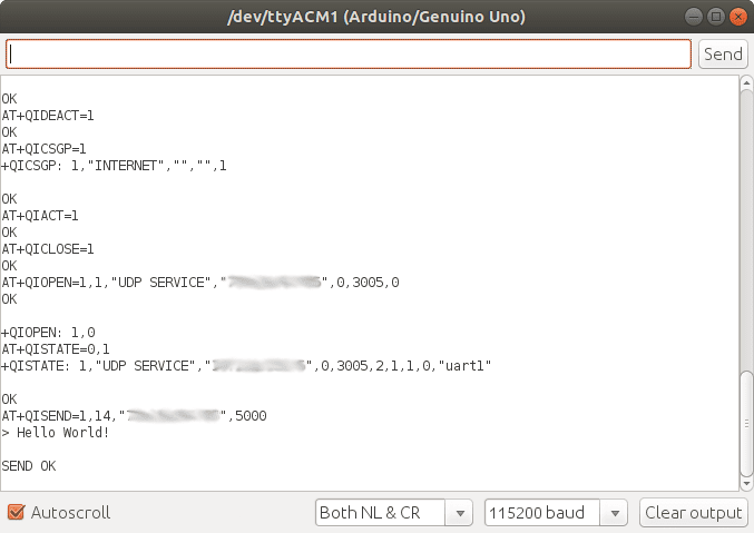 Basic Udp Communication Tutorial For Sixfab Arduino Cellular Iot Application Shield Sixfab