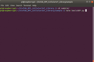 Basic UDP Communication Tutorial for Sixfab RPi Cellular IoT Application Shield - Sixfab