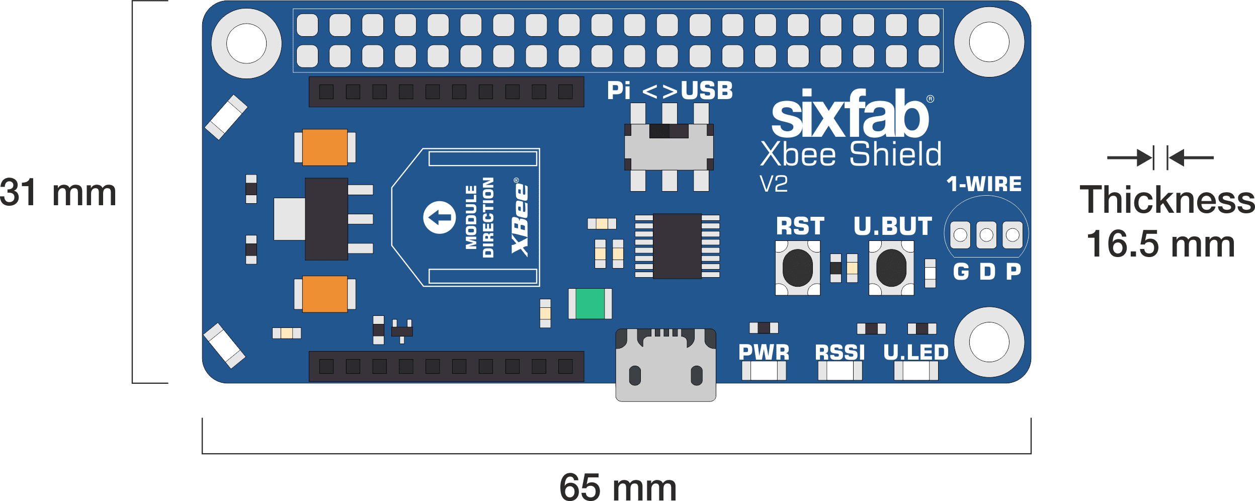 Xbee Shield For Rasberry Pi A Bridge Between Xbee And Pi Sixfab