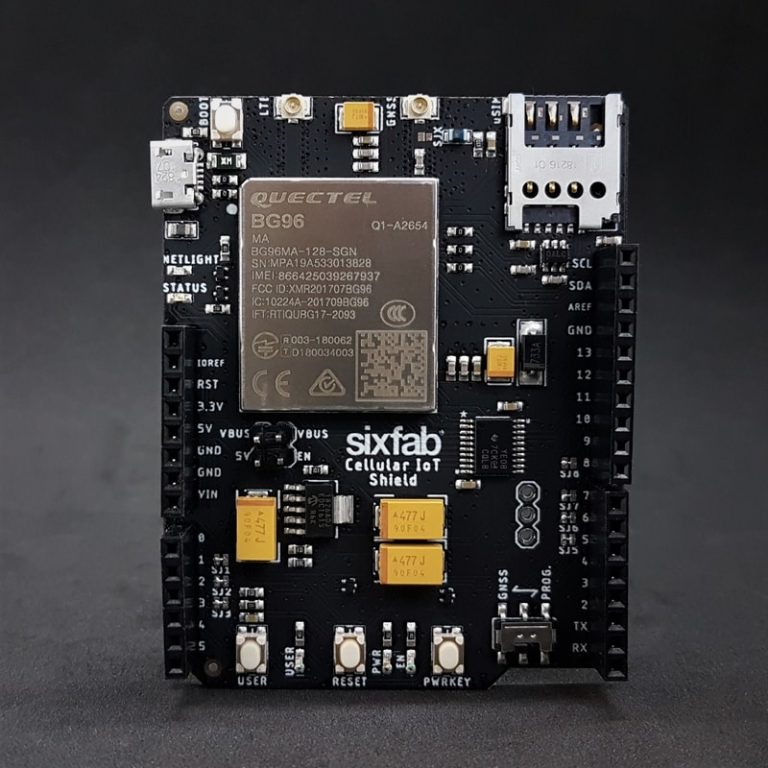 Arduino Cellular IoT Shield | LTE-M & NB-IoT & eGPRS |Sixfab Arduino Cellular IoT Shield | LTE-M & NB-IoT & eGPRS |Sixfab