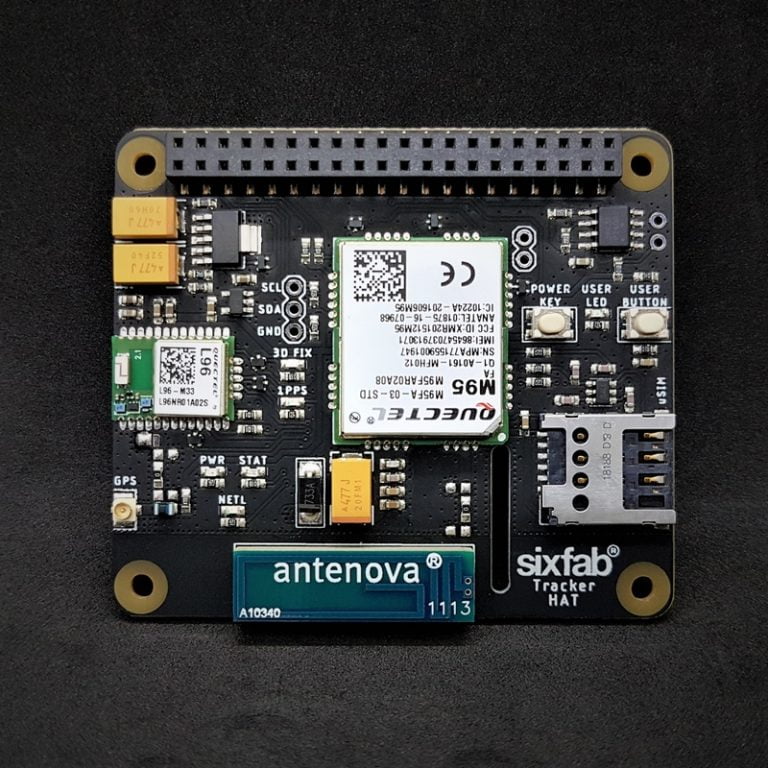 3G/4G & LTE Base Shield for Raspberry Pi - Sixfab