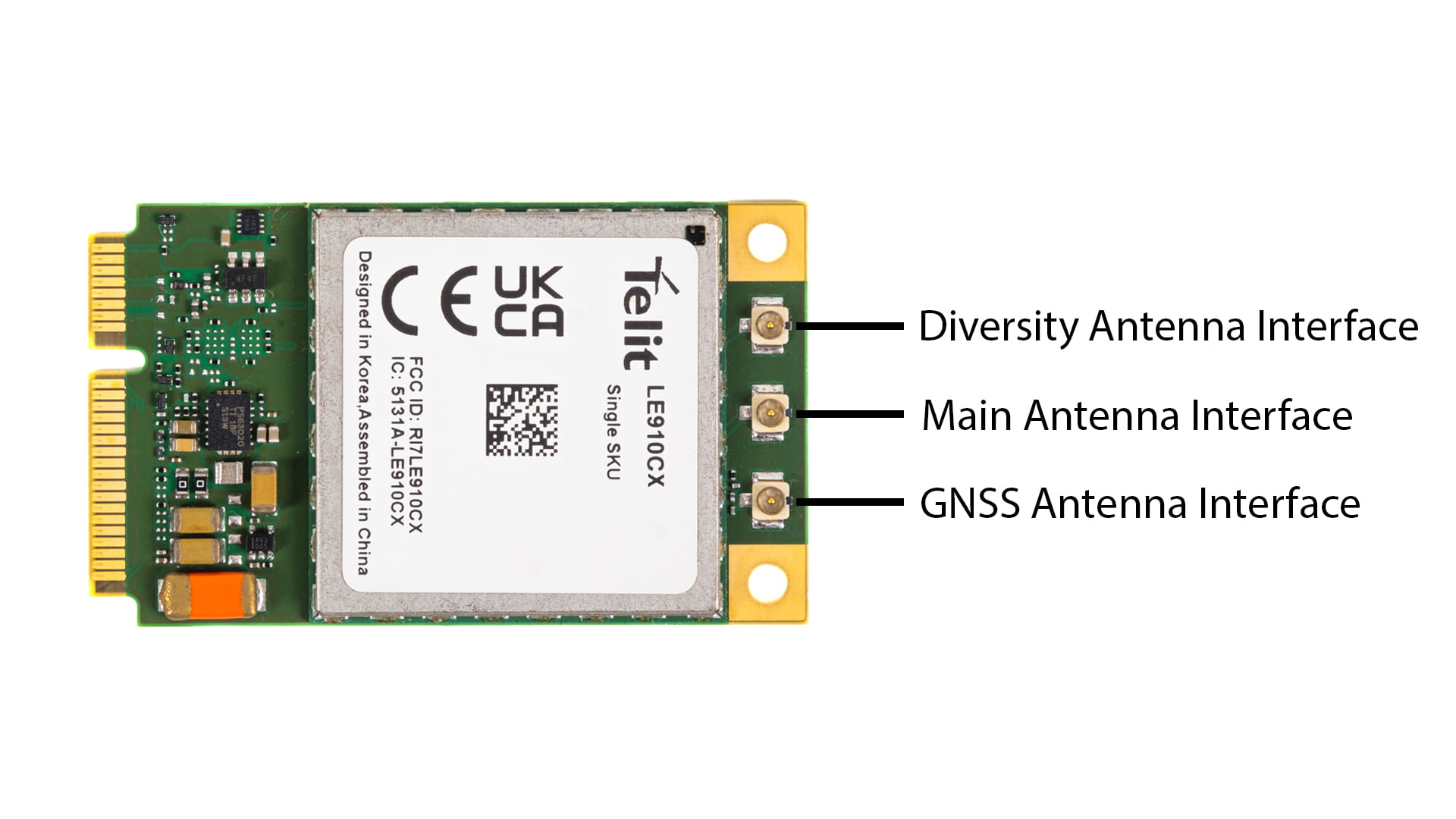 Telit LE910C4 Mini PCIe LTE CAT4 Module - Sixfab