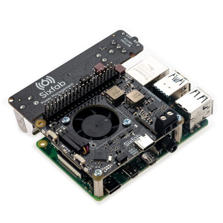 Raspberry Pi Power Management & UPS HAT - Sixfab